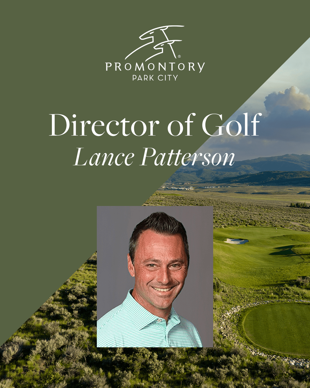 Promontory Welcomes New Director of Golf, Lance Patterson - Promontory ...